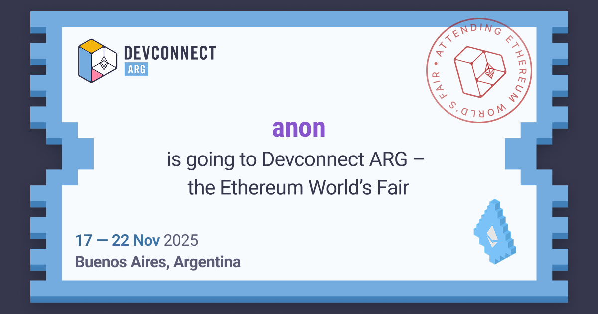 anon's Devconnect ARG Ticket · Devconnect Argentina